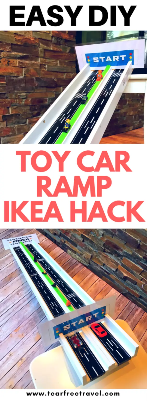 Ikea Hack: DIY Toy Car Ramp